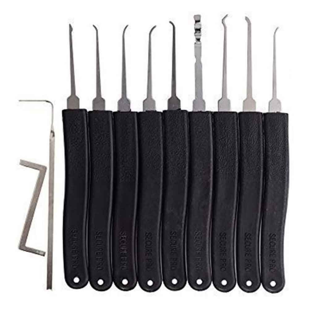 9 Piece Lock Pick Set Economy Starter