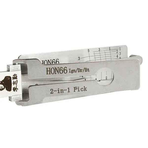 Lishi HON66 2 in 1 Car Door Lock Pick Decoder