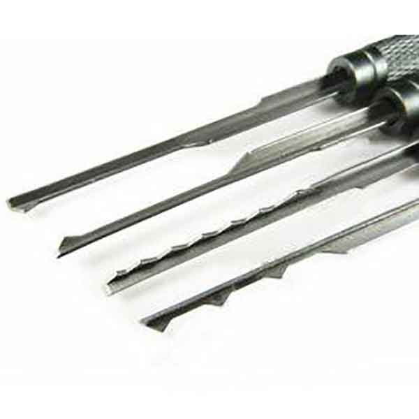 Lock Pick Rake Set for Dimple Pin Locks