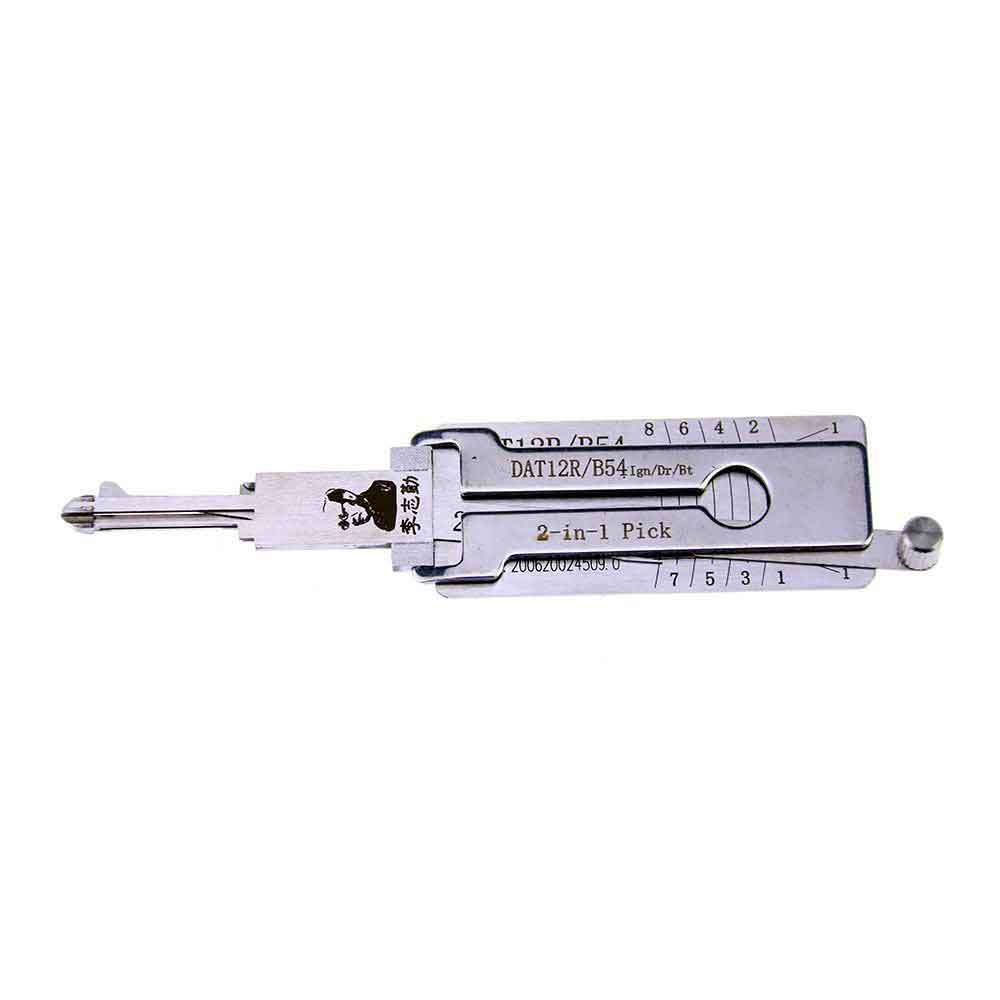 Original Authentic Lishi DAT12R/B54 2 in 1 Decoder Pick Tool