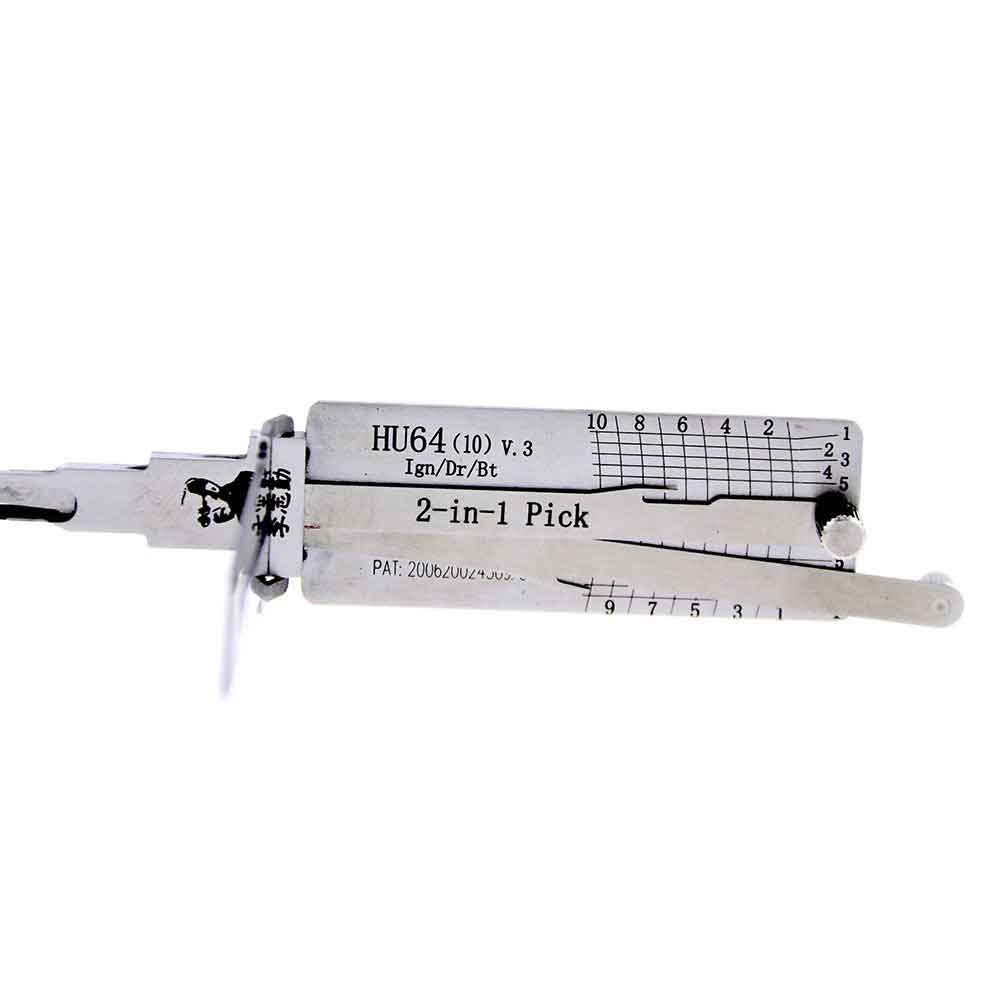 Original Authentic Lishi HU64 2 in 1 Decoder and Pick