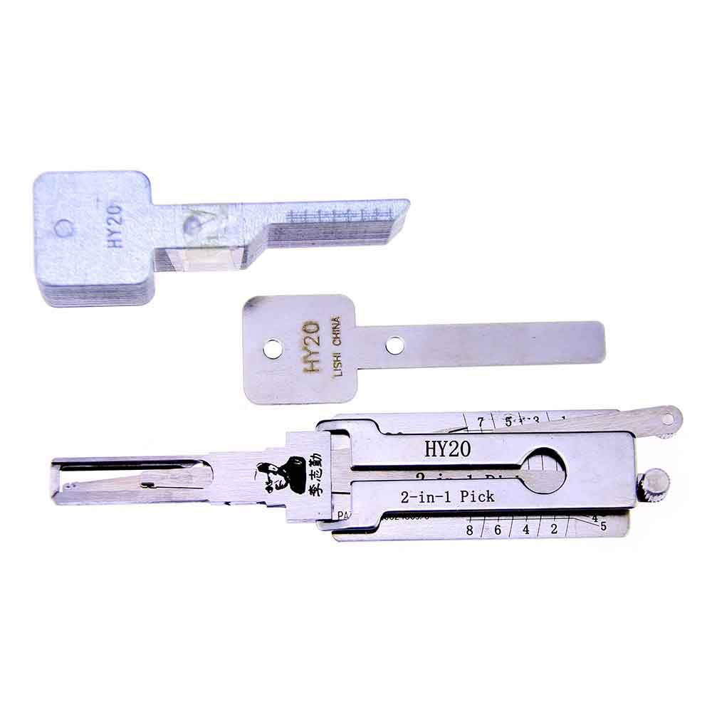 Original Authentic Lishi HY20 2 in 1 Lock Pick Tool Decoder
