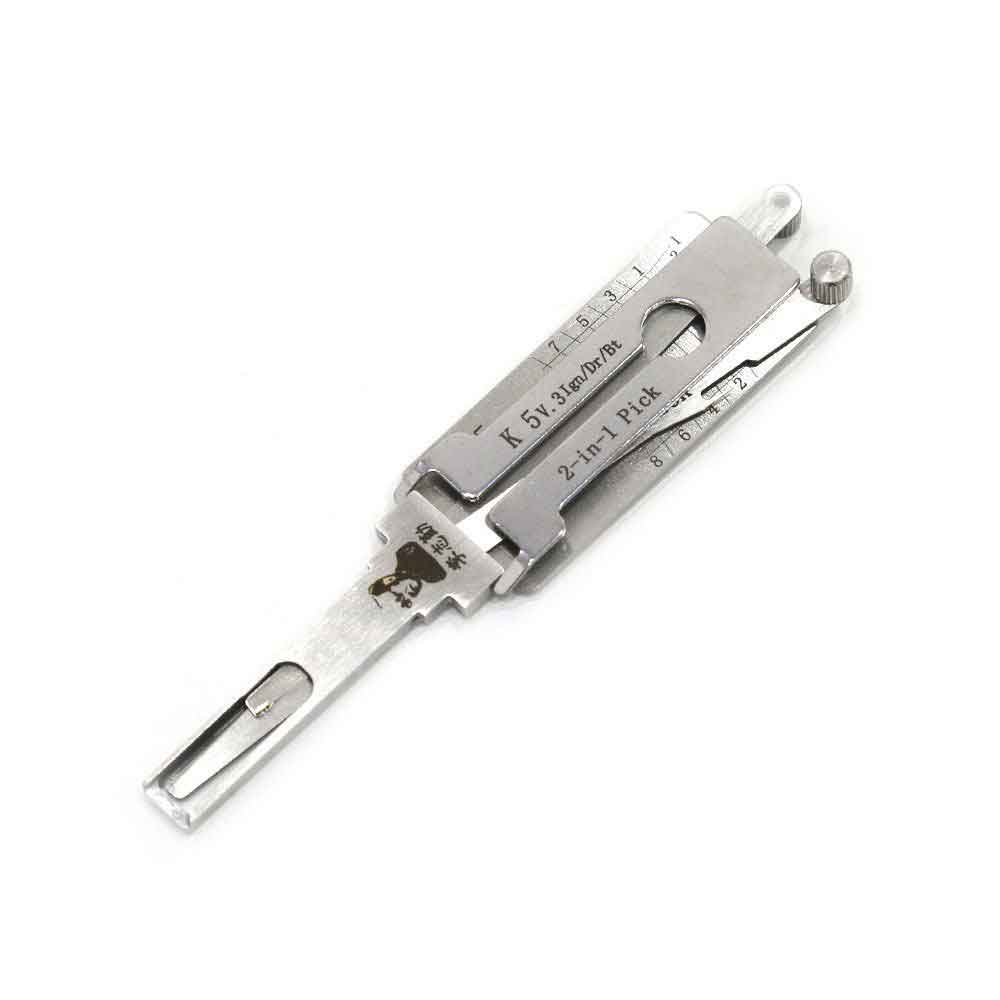 Original Authentic Lishi K5 2 in 1 Lock Pick Tool Decoder