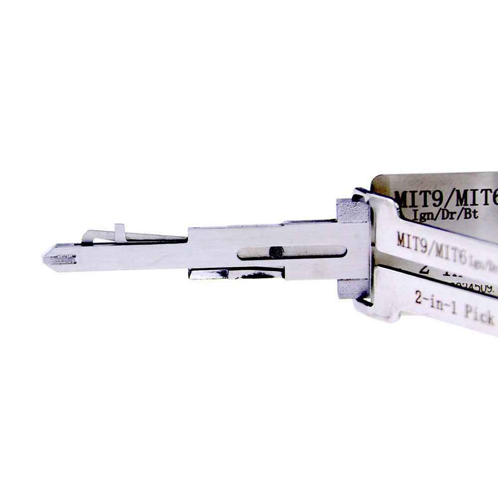 Original Authentic Lishi MIT9/MIT6 2 in 1 Lock Pick Tool Decoder