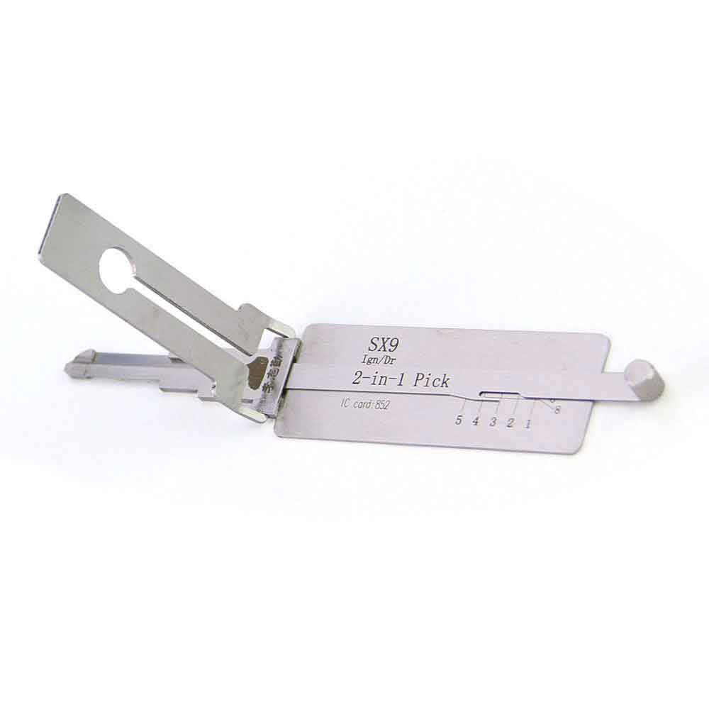 Original Authentic Lishi SX9 2 in 1 Lock Pick Decoder Tool
