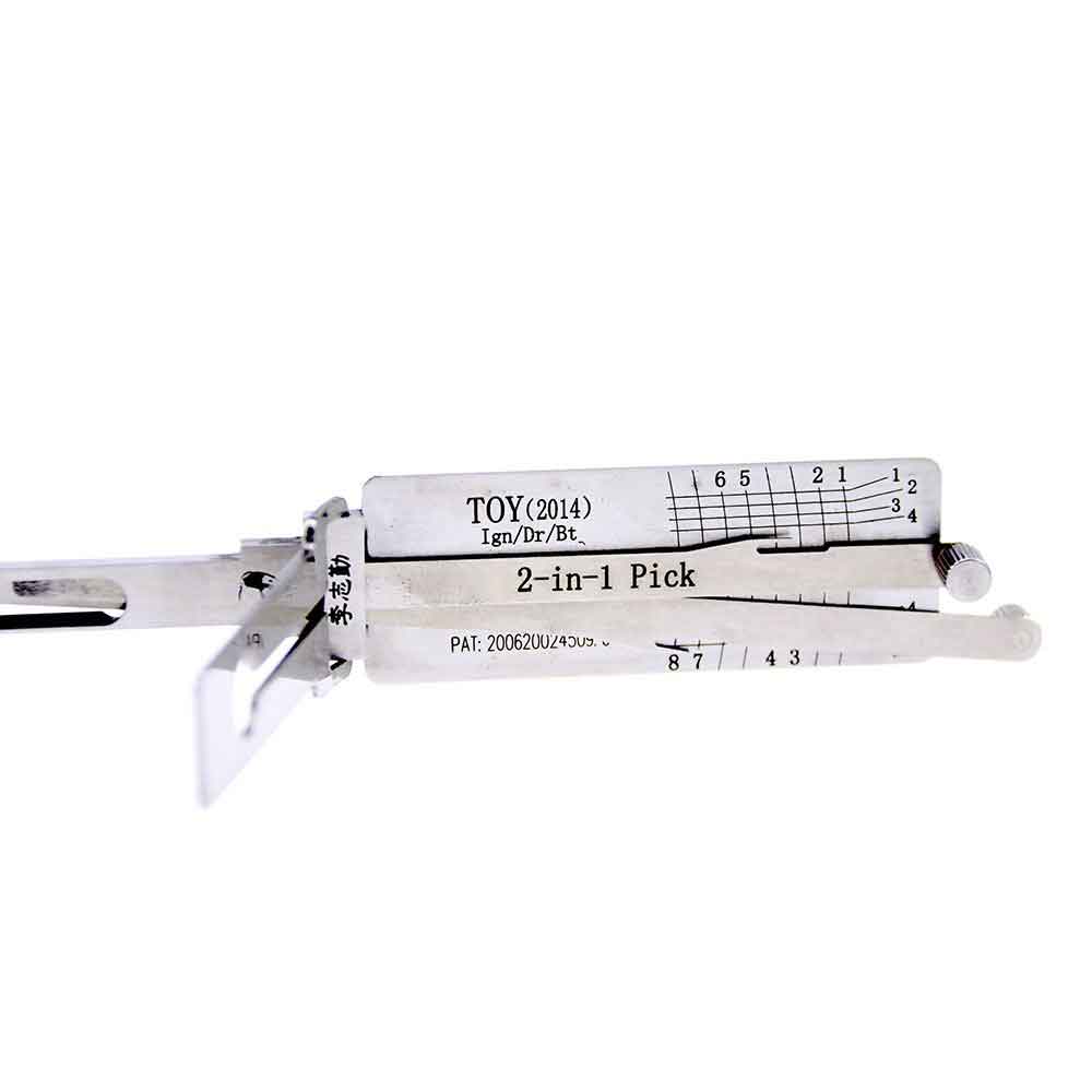 Original Authentic Lishi TOY(2014) 2 in 1 Decoder Pick Tool