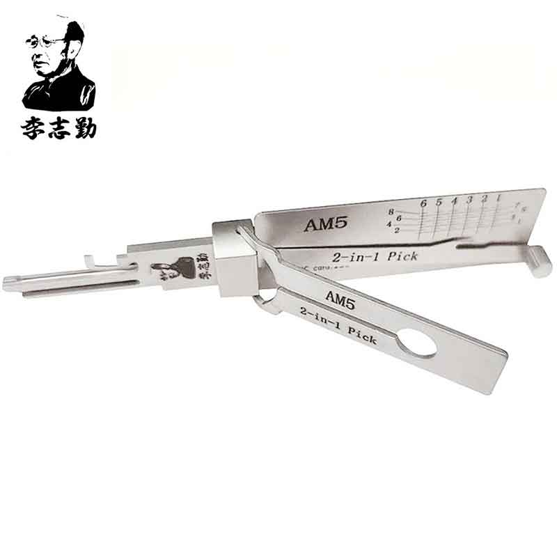 Original Authentic Lishi AM5 2-in-1 Lock Pick Decoder