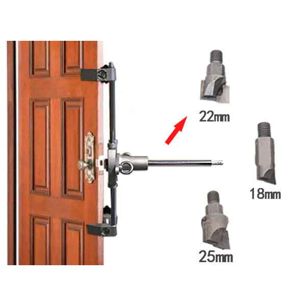 Door Lock Install Tool Kit Boring Holes Opening Slots
