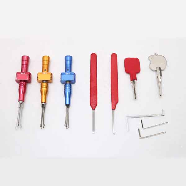 3 Pieces Cross Lock Open Tool Lock Pick Set