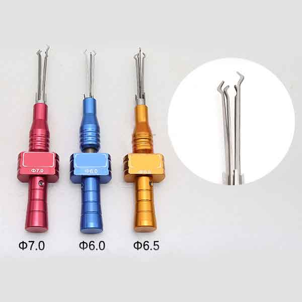 3 Pieces Cross Lock Open Tool Lock Pick Set