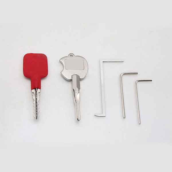 3 Pieces Cross Lock Open Tool Lock Pick Set