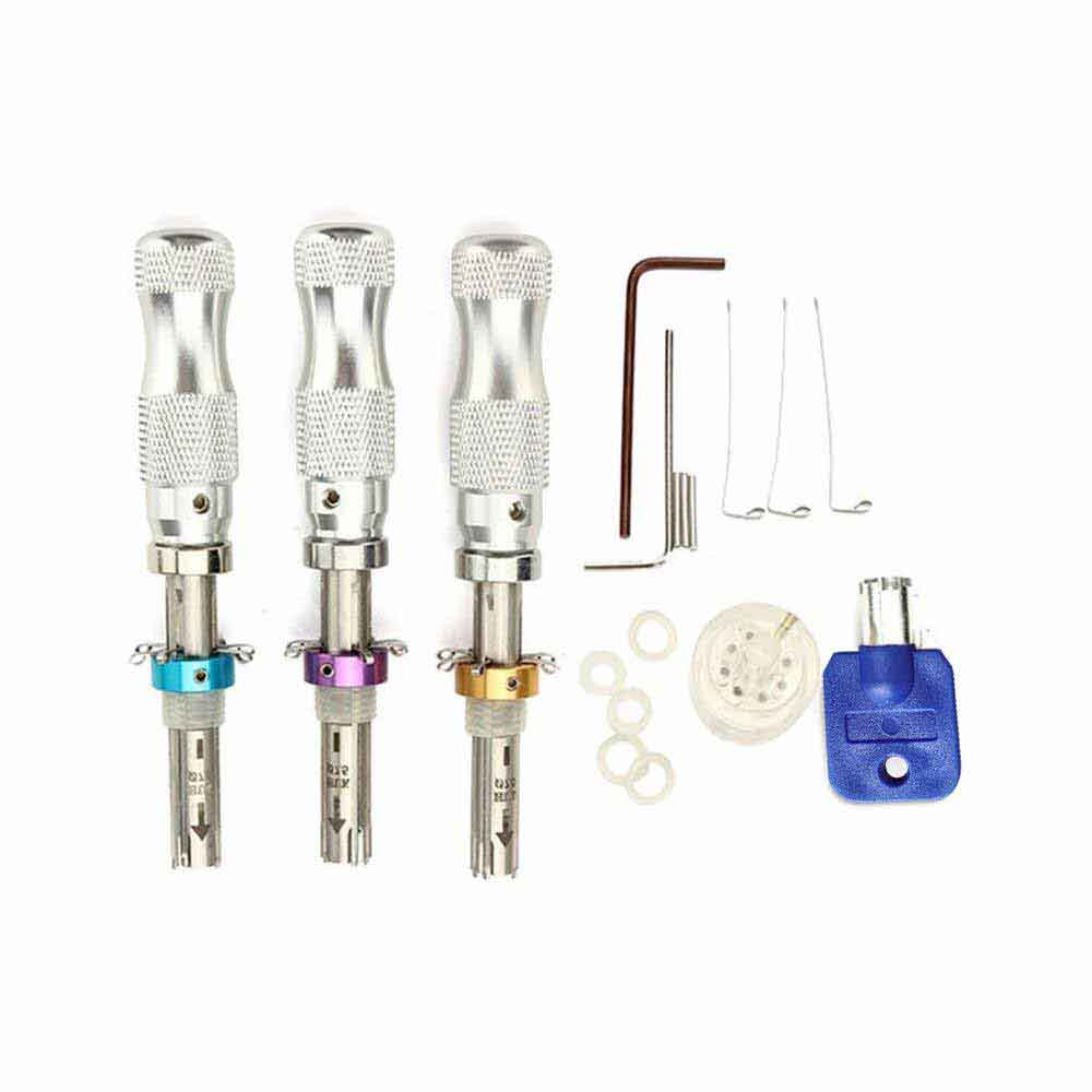 25 Pieces Lock Picking Kit 7 Pin Tubular Lock Cylinder