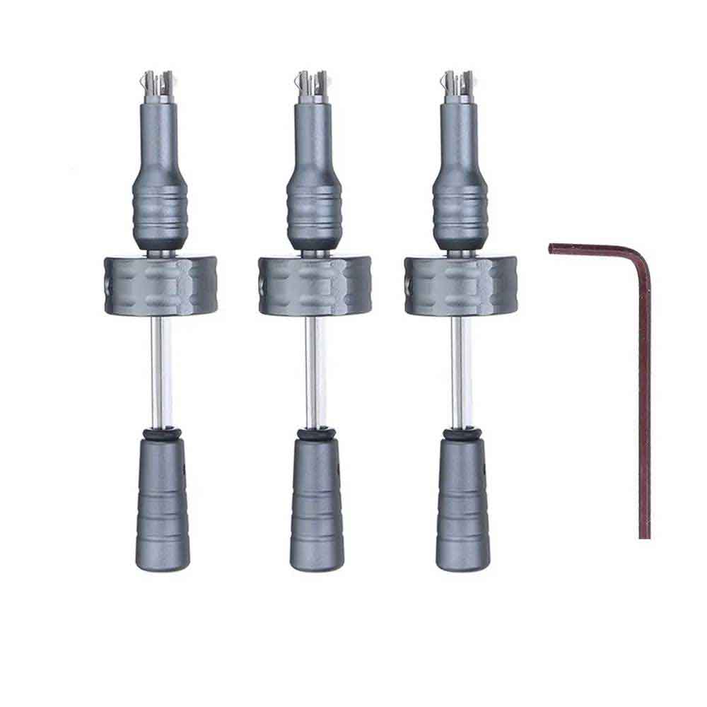 3Pcs Stainless Steel Cross Hand Tool Lock Picks Set