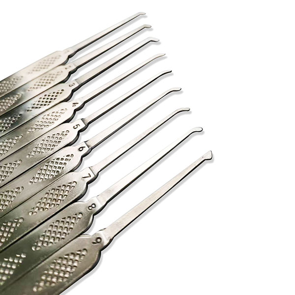Civil Lock All Steel Tool 18 Piece Hook Lock Pick Set