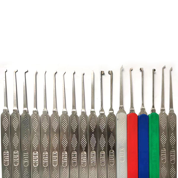 Civil Lock All Steel Tool 18 Piece Hook Lock Pick Set