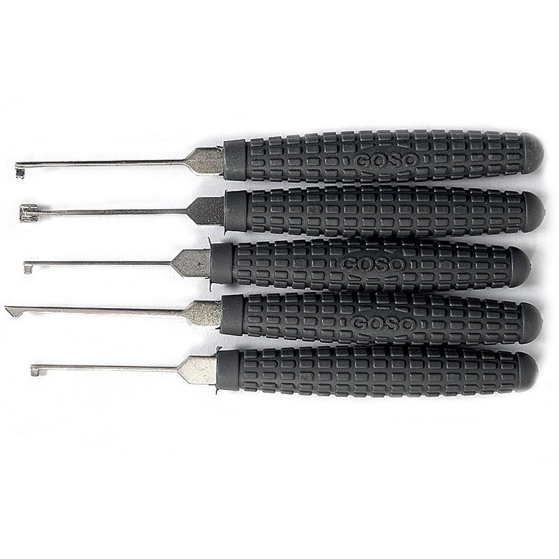 14 Pieces Dimple Lock Pick Set with Black Handle
