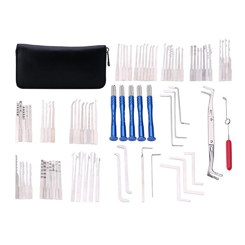 64 Pieces Ultimate Lock Pick Kit, Complete Locksmith Lockpicking Tools