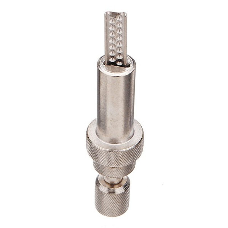 11 Pins Two-row Semi Circle Keyway, Dimple Spring Loaded Bump Lock Tool