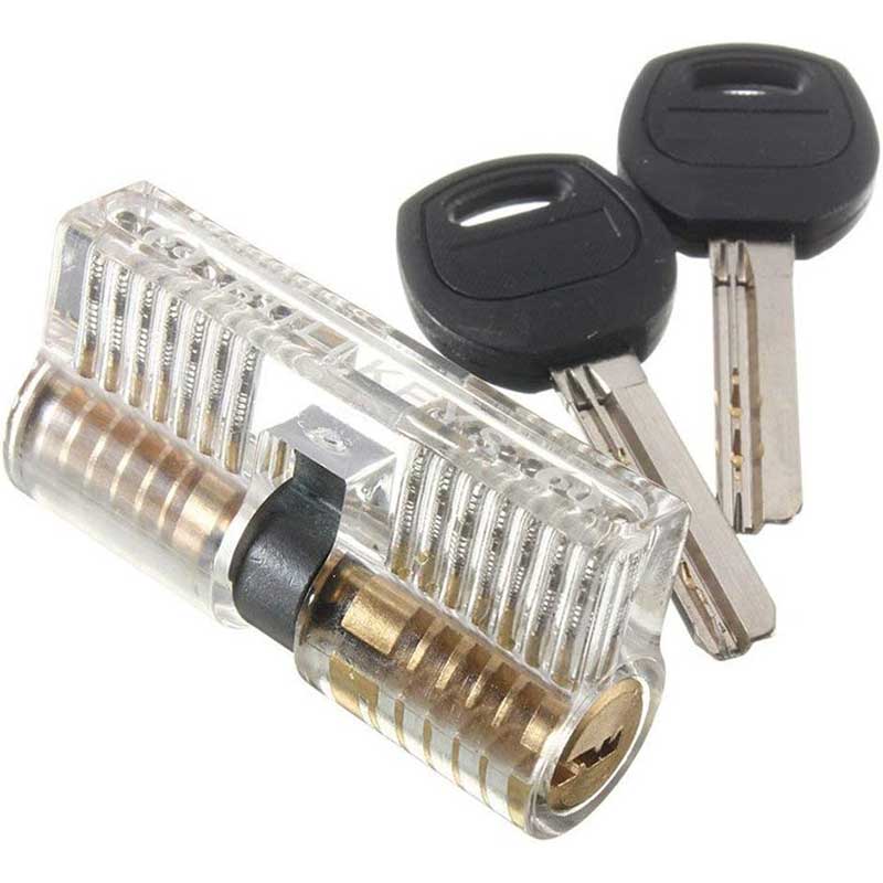 3 Pieces Practice Lock Set for Beginners and Locksmiths