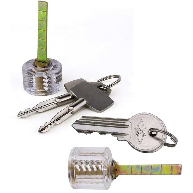 7 Pieces Practice Lock Set for Beginners and Pro Locksmiths
