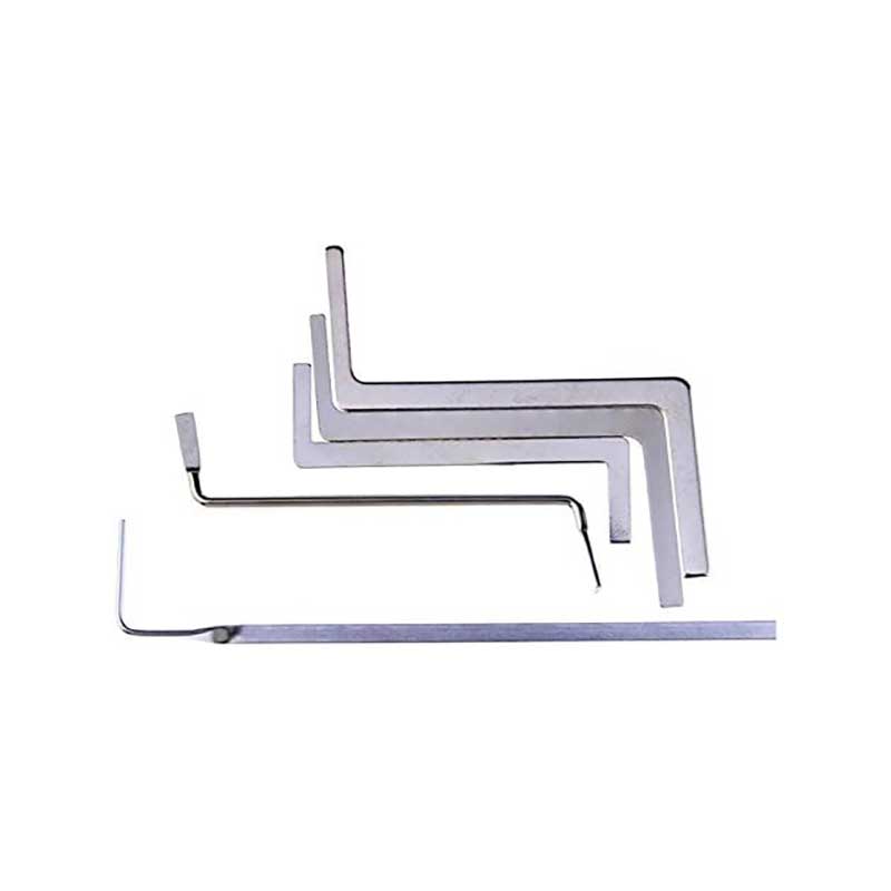 12 Pieces Broken Key Extractor Tools Set with Credit Card Lock Pick Set, Tension Wrenches and 2 ...