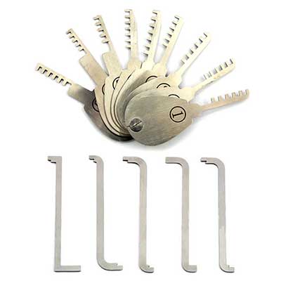 Comb Lock Pick Set, Comb lockpicking tools at Lockpickmall