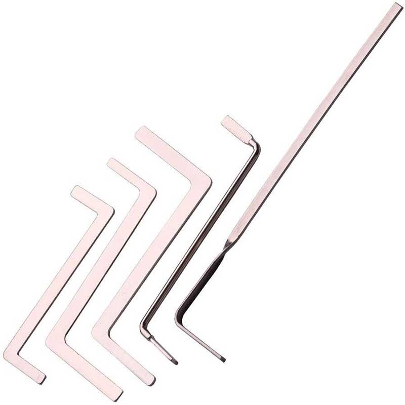 Lock Pick Gun with 10 Pieces Broken Key Extractor Kit and 5 Pieces ...