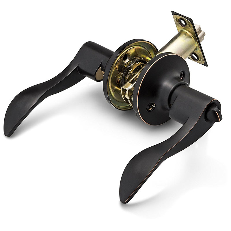 Three Lever Ball Room Door Knob Reversible for Right and Left Side