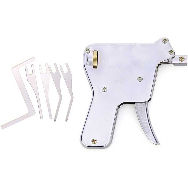 Lock Pick Gun with 10 Pieces Broken Key Extractor Kit and 5 Pieces ...