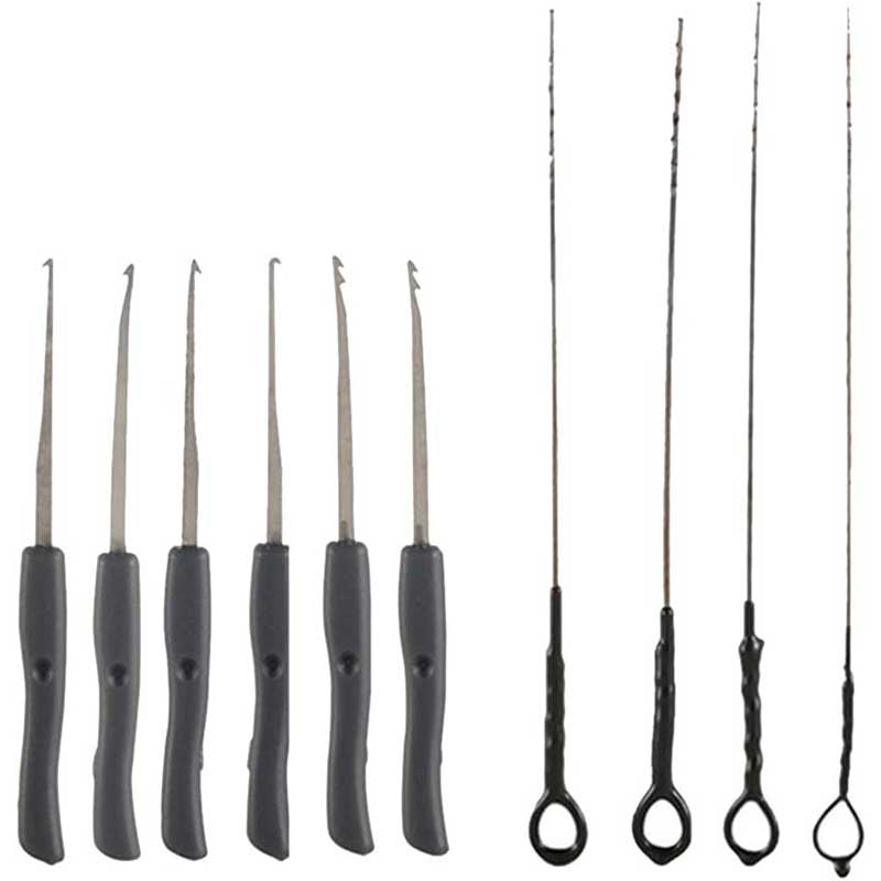 Lock Pick Gun with 10 Pieces Broken Key Extractor Kit and 5 Pieces ...